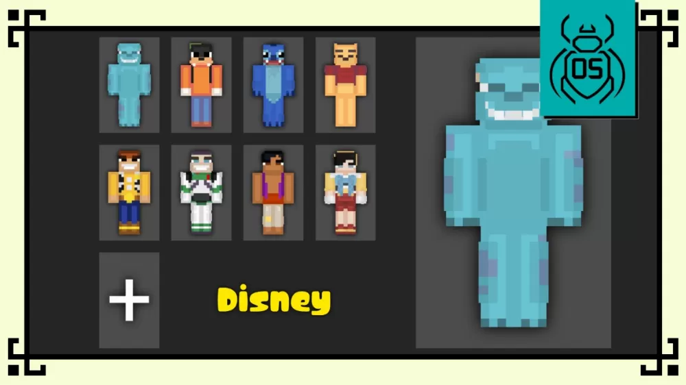 Funko Box Skin Pack: Disney Edition Skins Minecraft Bedrock
